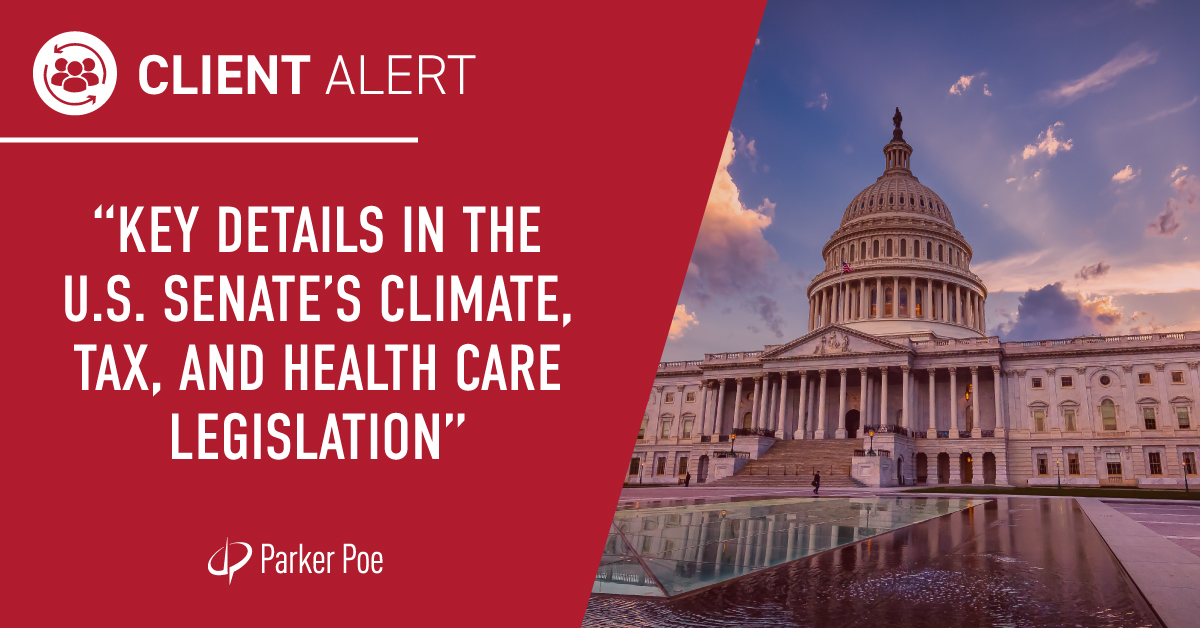 Key Details in the U.S. Senate's Climate, Tax, and Health Care ...