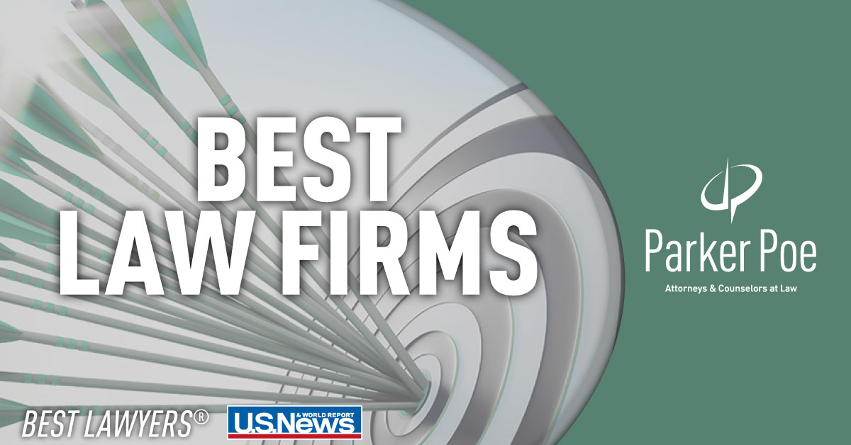 Parker Poe Ranked Among 'Best Law Firms' in 2023 by U.S. News – Best ...