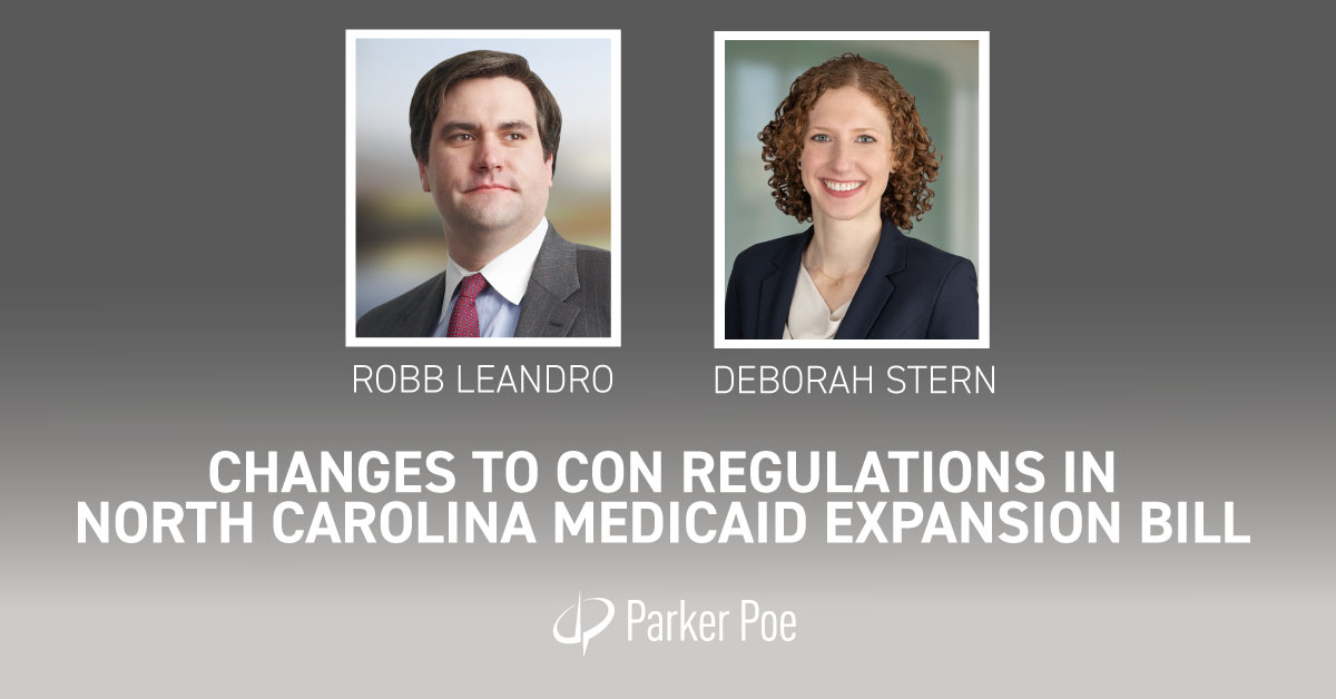 Changes to CON Regulations in North Carolina Medicaid Expansion Bill ...