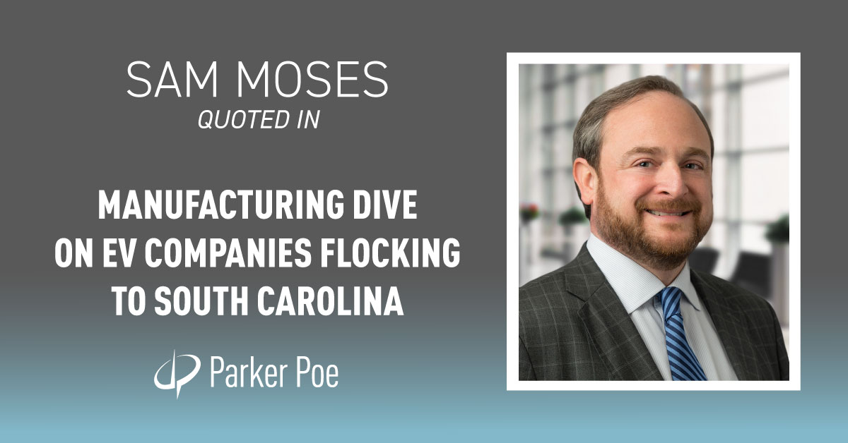 Sam Moses Quoted in Manufacturing Dive on EV Expansion in South ...