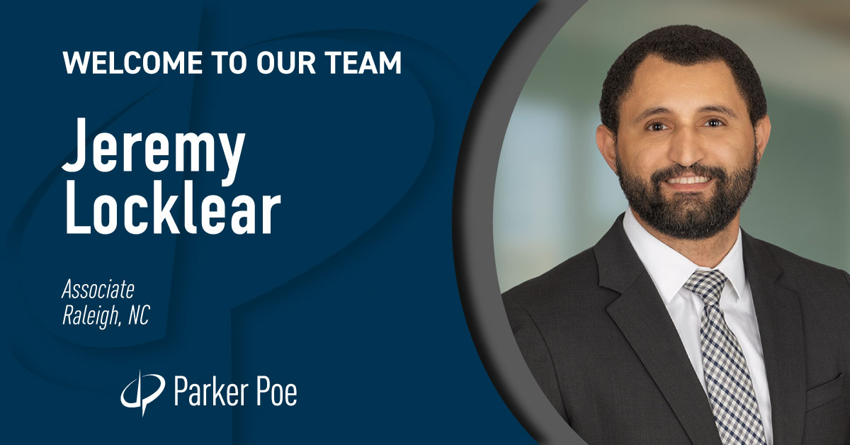 Jeremy D. Locklear | Parker Poe