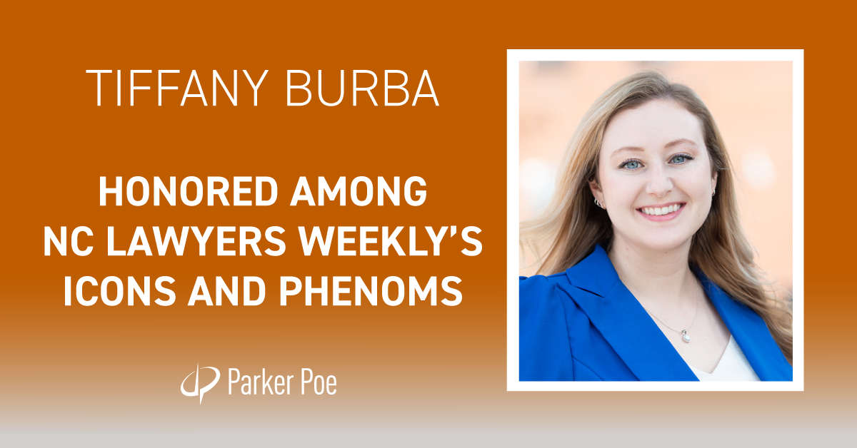 Tiffany Burba Honored Among NC Lawyers Weekly's Icons and Phenoms ...