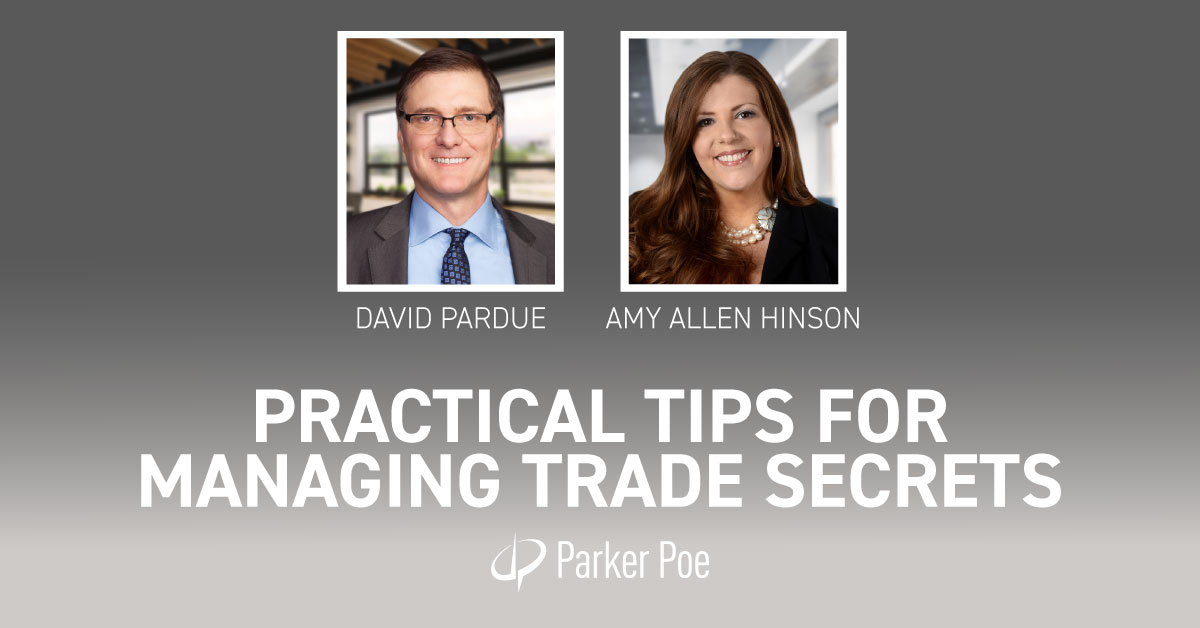 Jury Verdict Shows Importance of Managing Trade Secrets | Parker Poe
