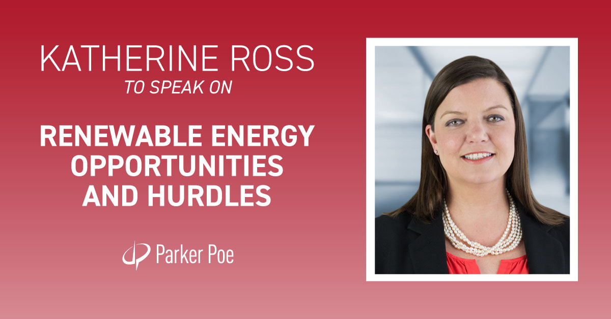 Renewable Energy Projects: View From Developers, Sponsors | Parker Poe