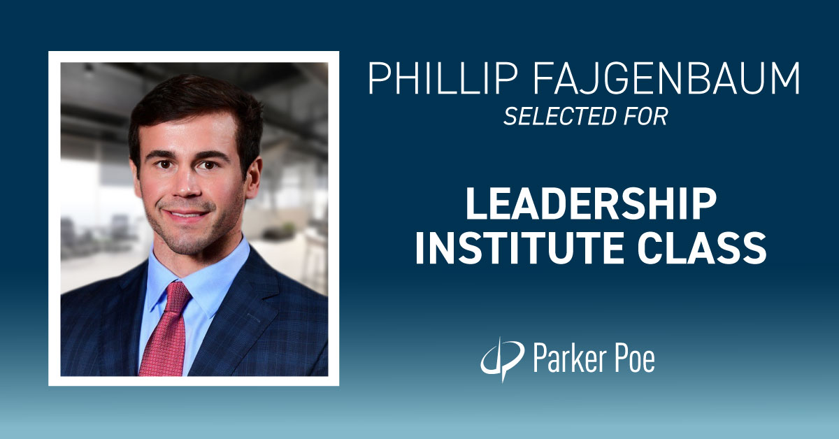 Phillip Fajgenbaum Named to Mecklenburg County Bar Leadership Institute ...