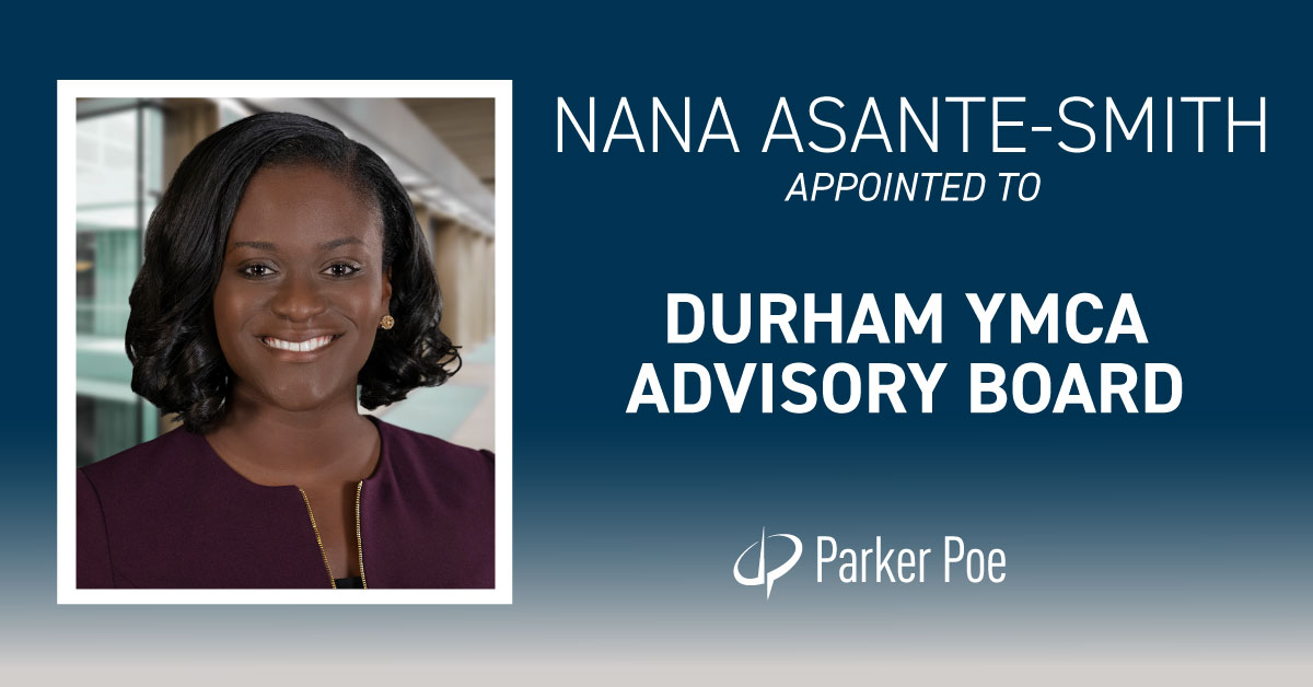Nana Asante-Smith Appointed to Durham YMCA Advisory Board | Parker Poe