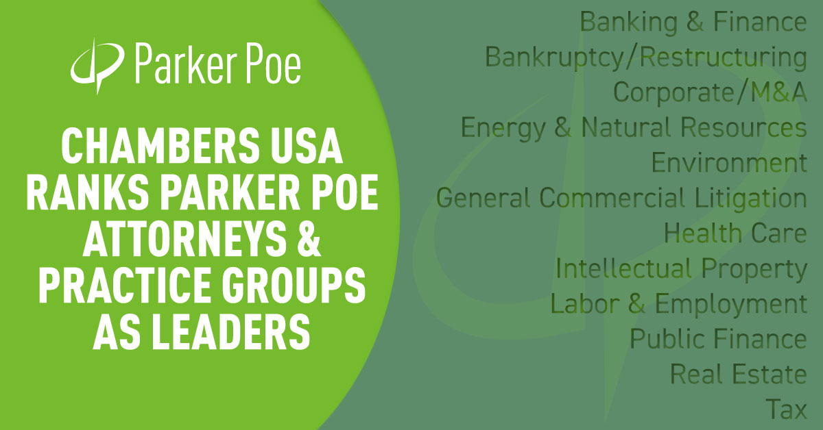 Chambers USA 2024 Ranks Parker Poe Attorneys & Practice Groups as ...