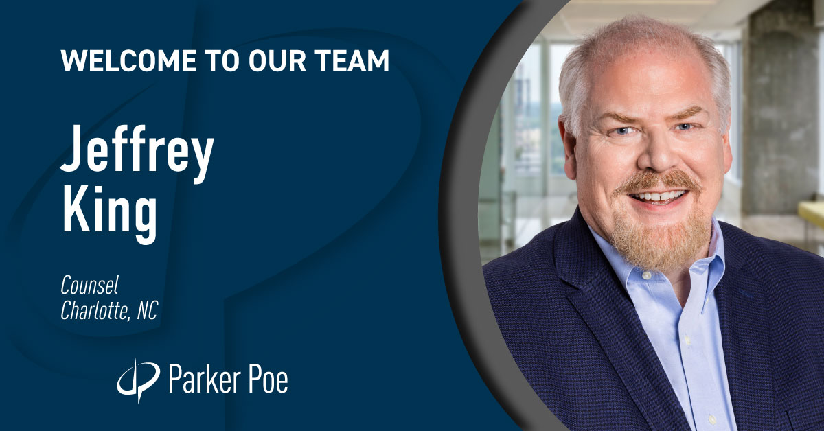 Jeffrey B. King | Parker Poe