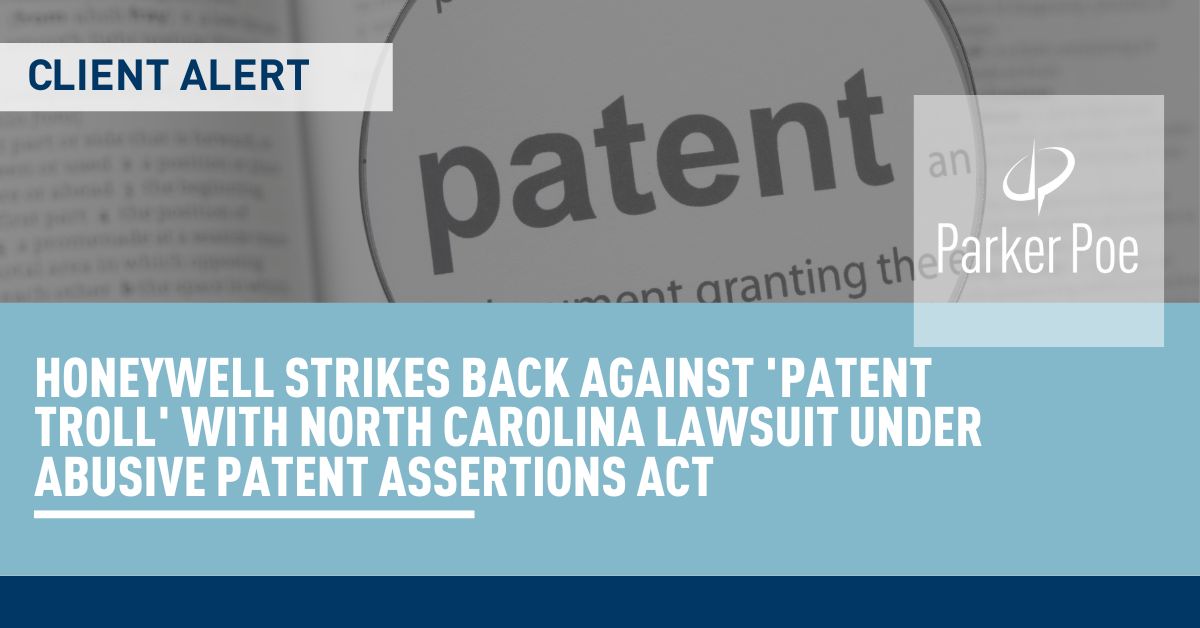 Honeywell Strikes Back Against 'Patent Troll' With North Carolina ...