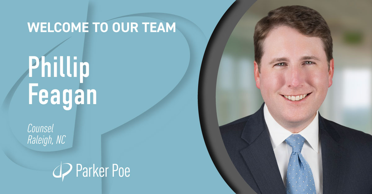 Phillip Feagan Strengthens Parker Poe's Government & Public Policy Team ...