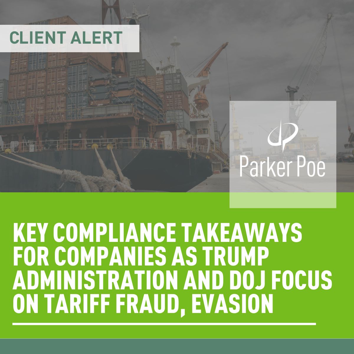 Key Compliance Takeaways for Companies as Trump Administration and DOJ ...